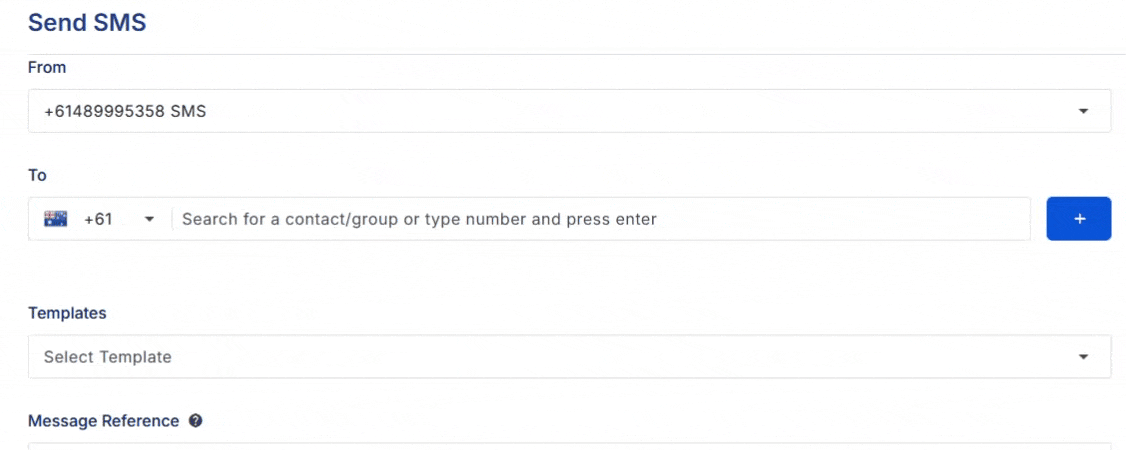 Why are some contacts missing when sending SMS or faxes to a group?
